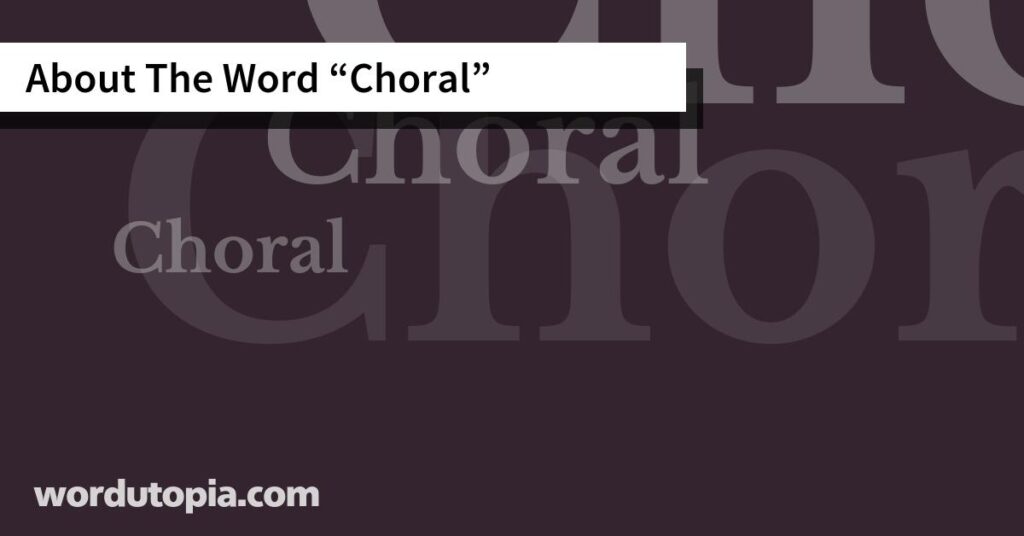 About The Word "Acale" - Wordutopia